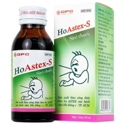Siro Ho Astex-S hộp 1 chai 90ml
