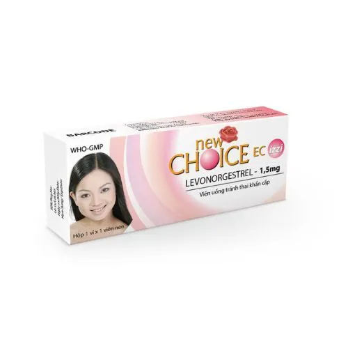 Thuốc tránh thai khẩn cấp 72h New Choice EC izzi hộp 1 viên
