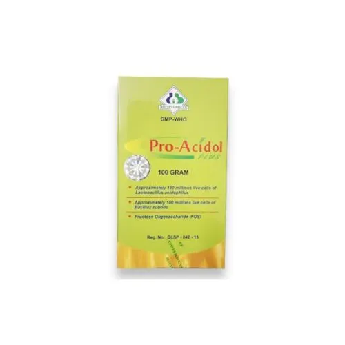Hỗ trợ điều trị tiêu chảy Pro Acidol Plus Biopharco hộp 1 lọ 100g