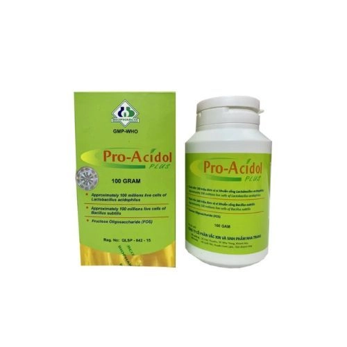 Hỗ trợ điều trị tiêu chảy Pro Acidol Plus Biopharco hộp 1 lọ 100g