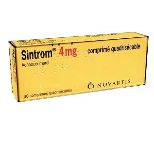 Thuốc chống đông máu Sintrom 4mg hộp 3 vỉ x 10 viên