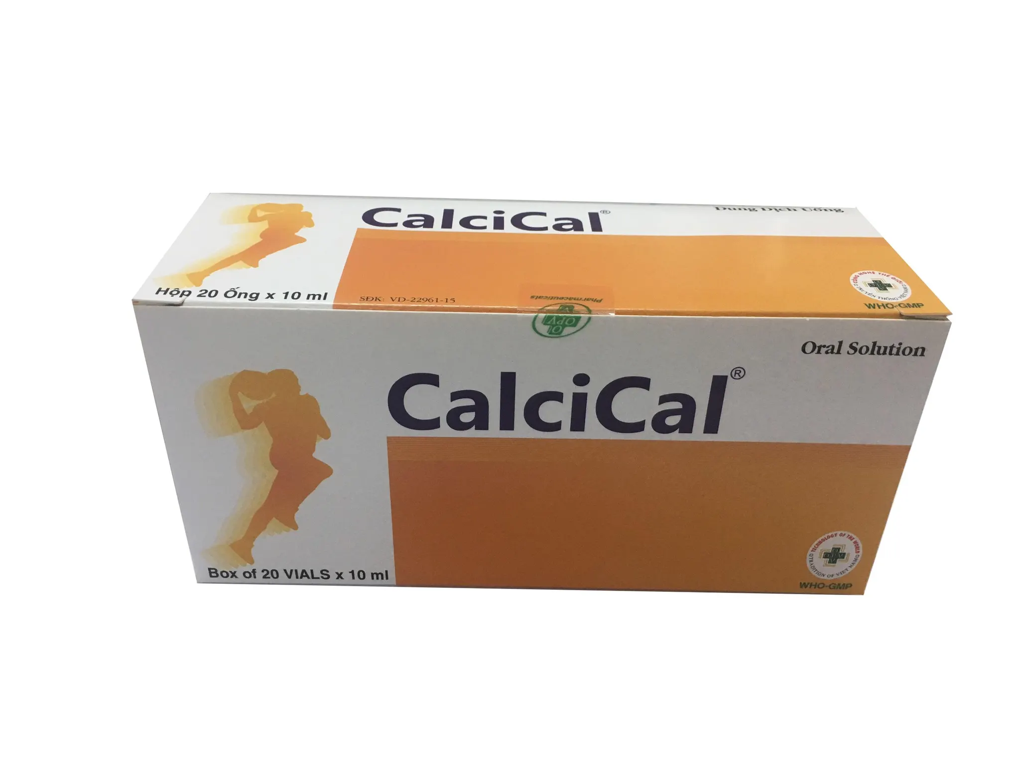 Dung dịch uống Calcical hộp 20 ống x 10ml