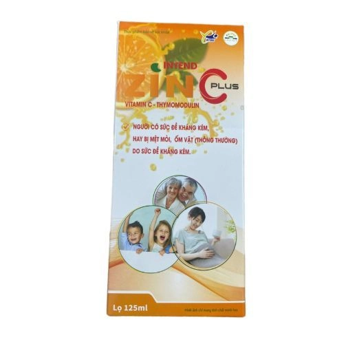 Tăng sức đề kháng Intend ZIN C Plus hộp 1 lọ 125ml