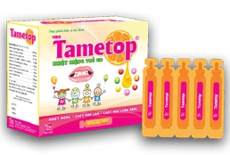 Siro trị nhiệt miệng trẻ em Tametop hộp 20 ống x 10ml