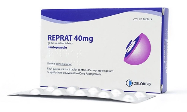 Thuốc tác dụng trên đường tiêu hóa Reprat 40mg hộp 20 viên