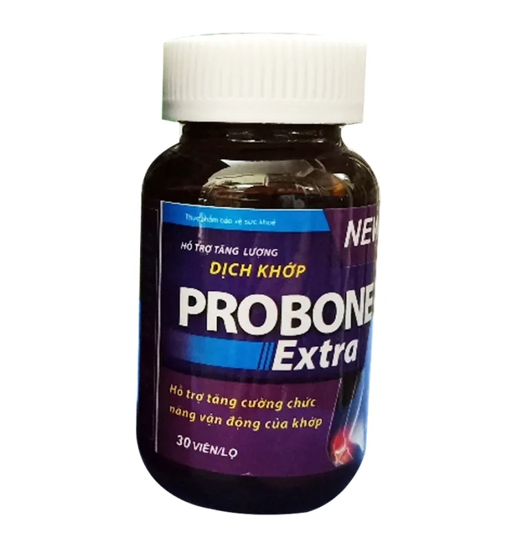 Hỗ trợ tăng lượng dịch khớp PROBONE Extra New hộp 1 lọ 30 viên nén
