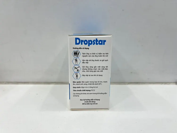 Thuốc nhỏ mắt Dropstar hộp 4 vỉ x 5 ống 5ml