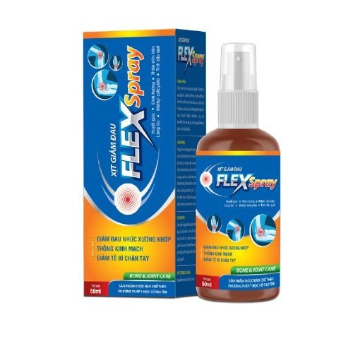 Xịt giảm đau nhức xương khớp FLEX SPRAY – GREEN HEART PHARMA hộp 1 chai ...
