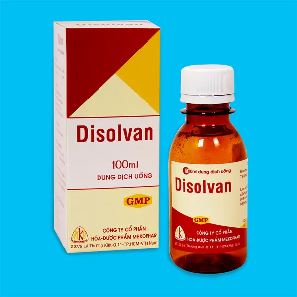 Thuốc ho long đờm Disolvan Mekophar hộp 1 chai 100ml