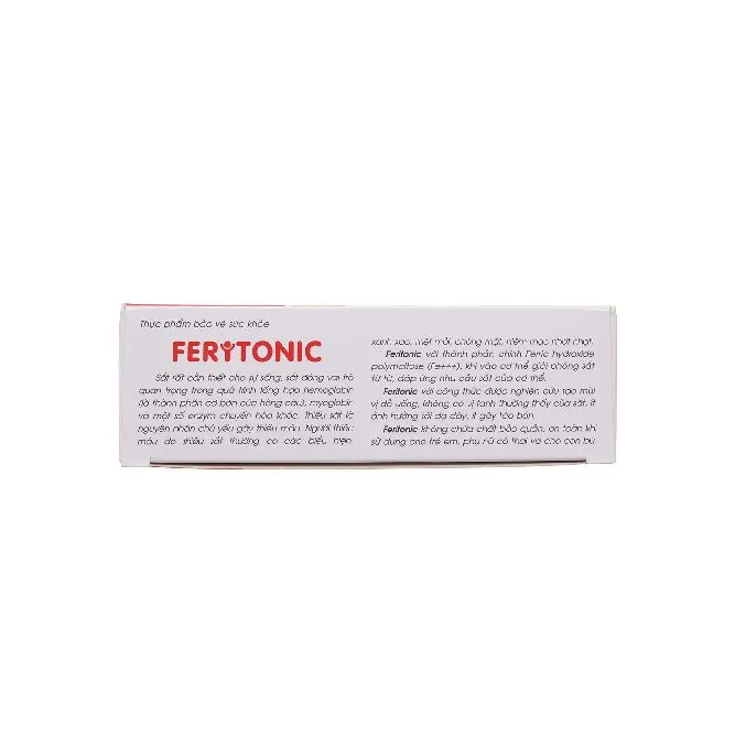 Dung dịch uống bổ sung chất sắt Feritonic Traphaco hộp 20 ống x 10ml