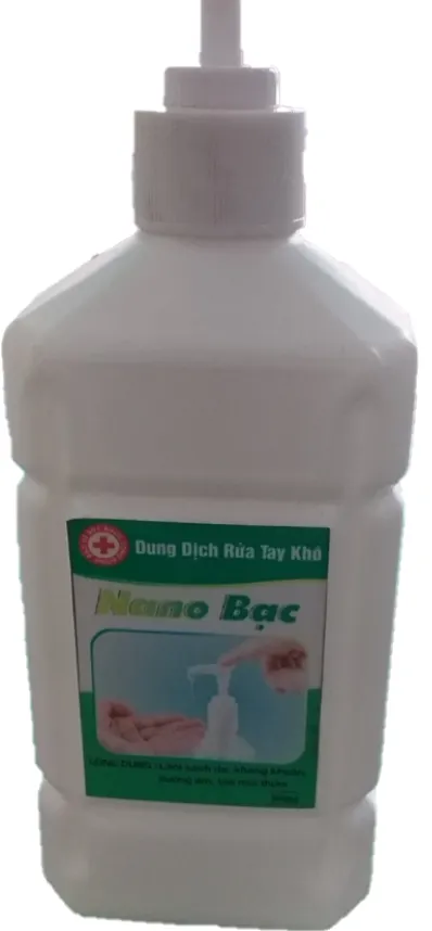 Dung dịch rửa tay khô Nano Bạc SAGOFA chai 500ml